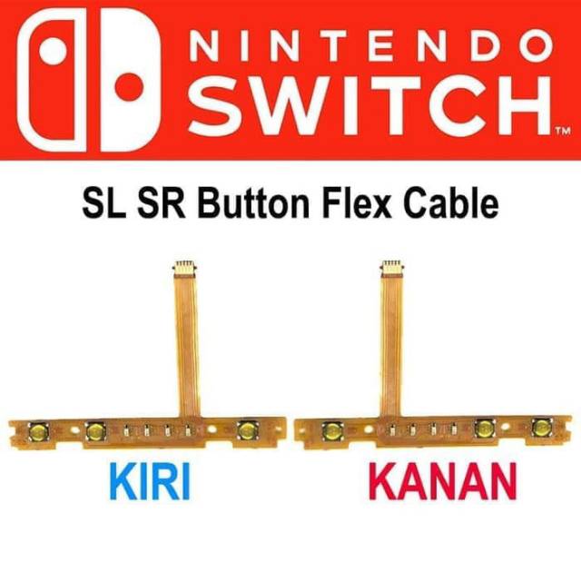 Jual FLEXIBLE TOMBOL SR SL JOYCON /JOY CON NINTENDO SWITCH KEYPAD ...