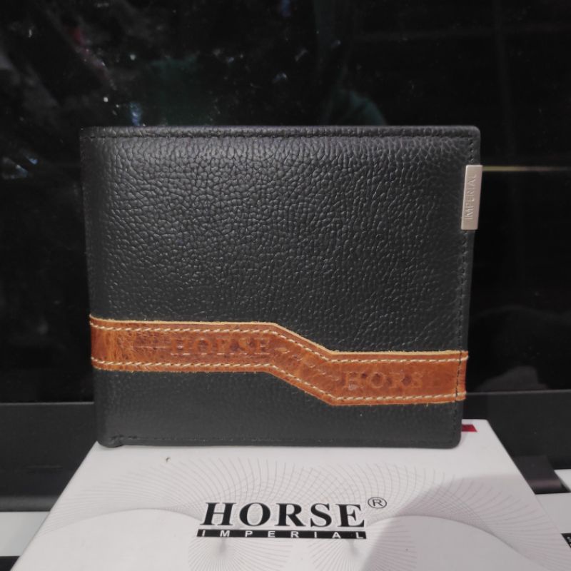 Jual Dompet kulit pria kombinasi merk IMPERIAL HORSE | Shopee Indonesia