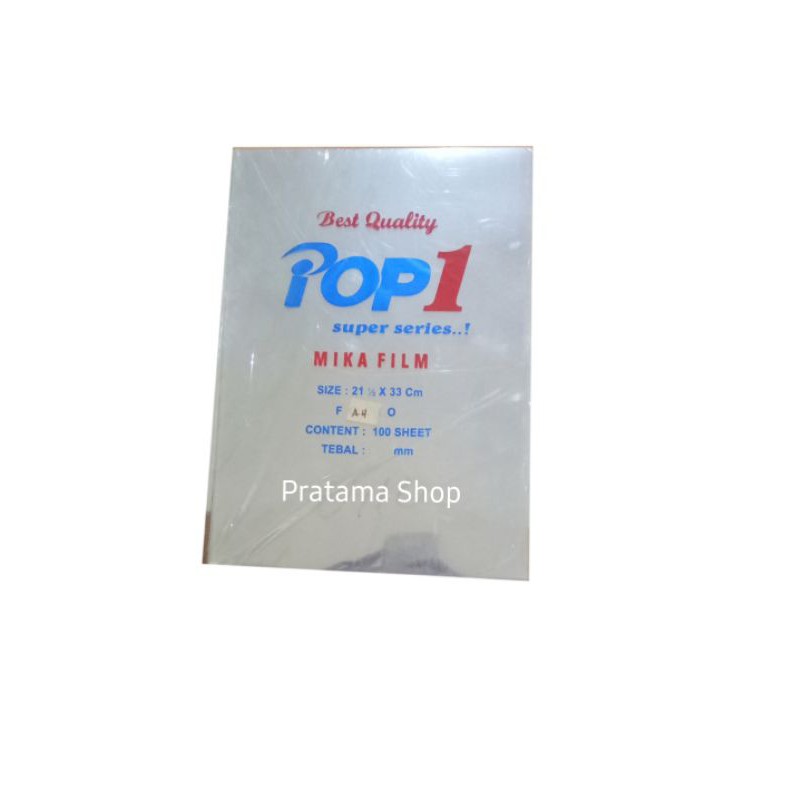 Jual Cover Mika Film/Plastik Jilid A4 F4 Folio 0,10 micron - 100 pcs | Shopee Indonesia
