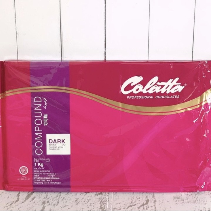 Jual Chocolate Colatta dark Compound 1kg/1 kg - Coklat batang Colatta ...