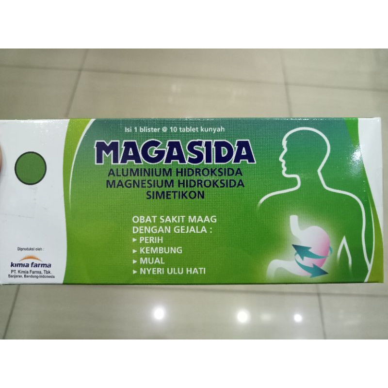 Jual MAGASIDA 10 TABLET (Mengatasi Maag, Lambung, Nyeri Ulu hati dan ...