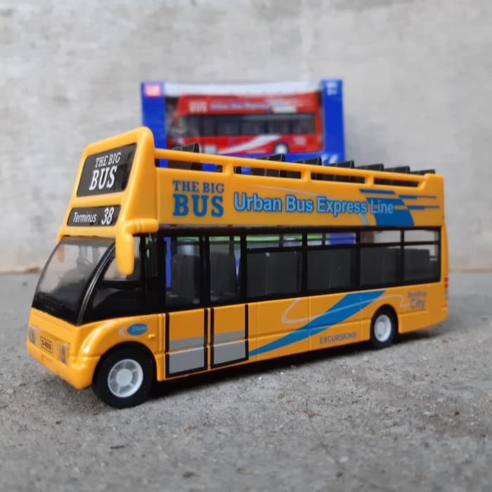 Jual Diecast Mobil Bus Tingkat Pariwisata - Miniatur Car Bis Koleksi ...
