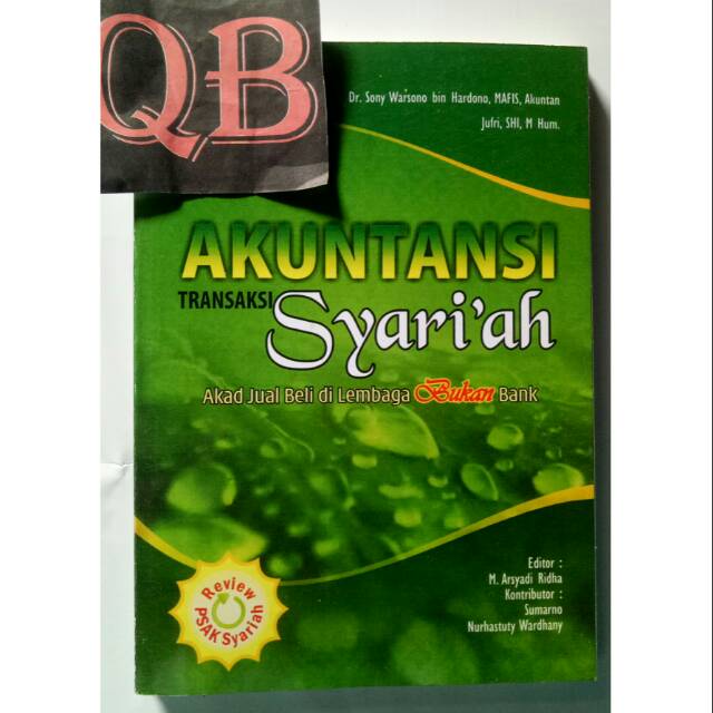 Jual Akuntansi Transaksi Syariah by Sony Warsono | Shopee Indonesia
