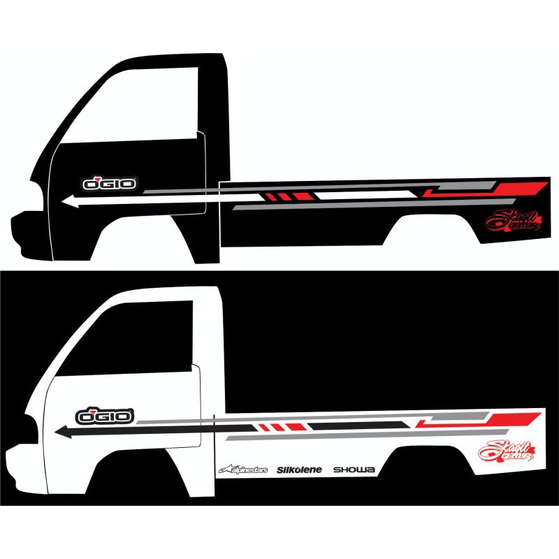 Jual sticker pick up granmax cary/cutting sticker list pick up | Shopee ...