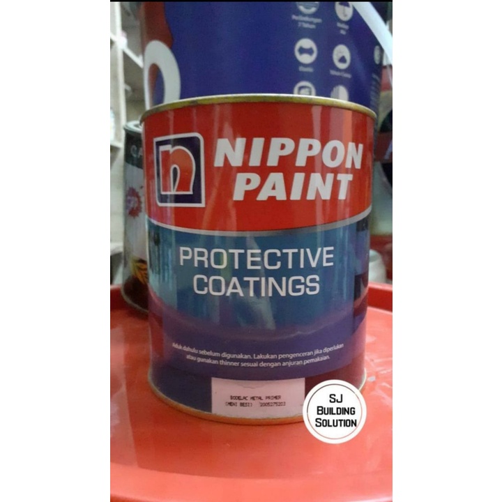 Jual BODELAC METAL PRIMER 270 260 CAT MENI BESI MERAH ABU 1 KG NIPPON ...