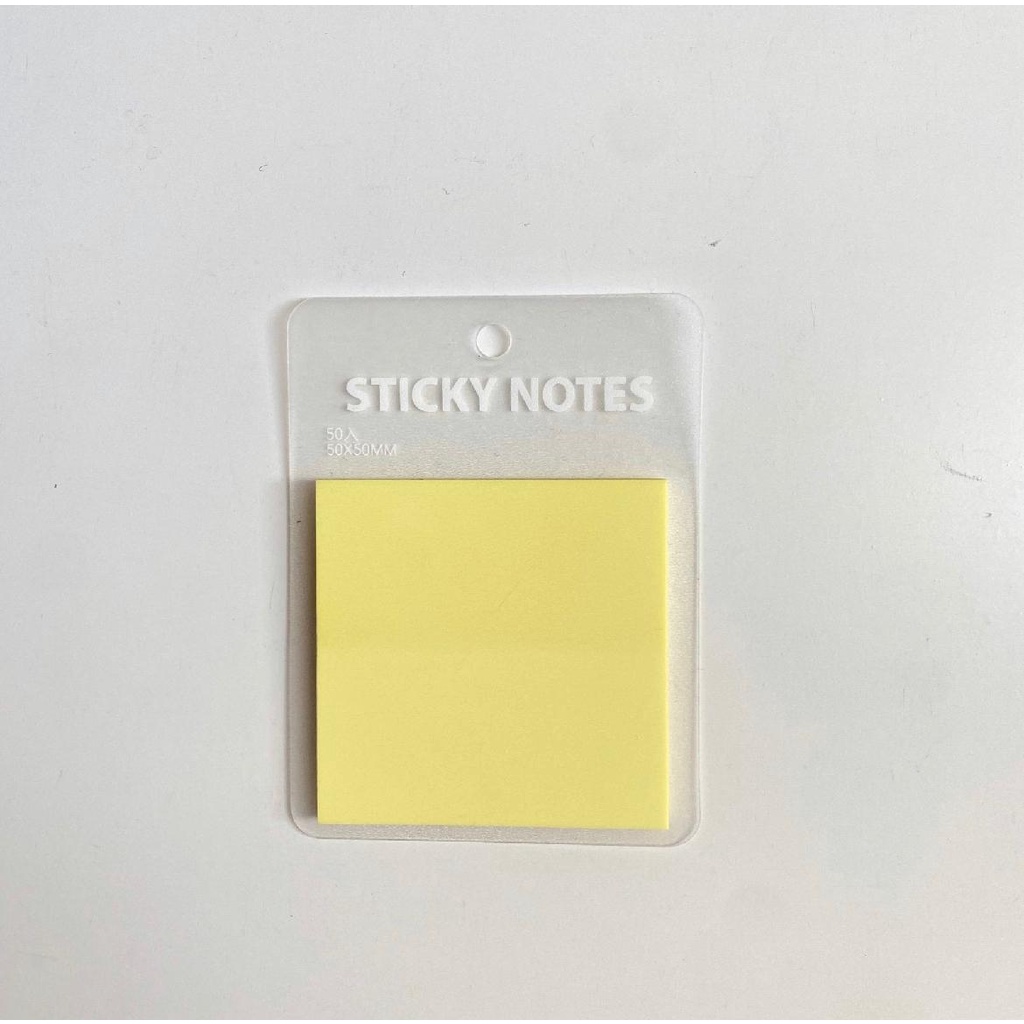 Jual [HARU] Transparent Colour Sticky Notes Memopad Memo bening ...