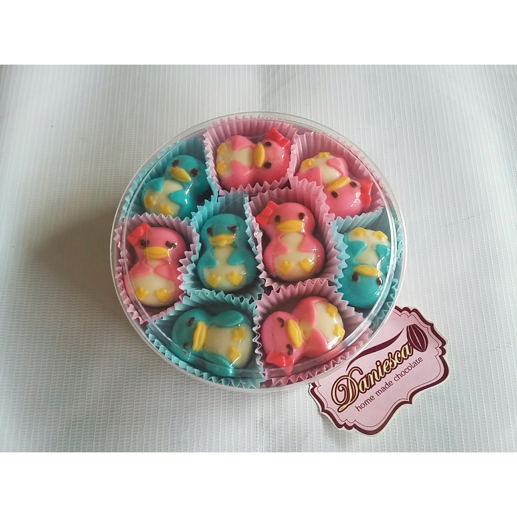 Jual .CTB couple penguin - coklat karakter lucu unik enak halal ( DS ...