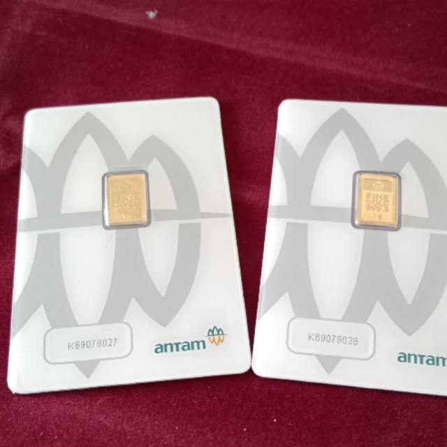 Jual LOGAM MULIA ANTAM 1 GRAM PRESS REINVENTED | Shopee Indonesia