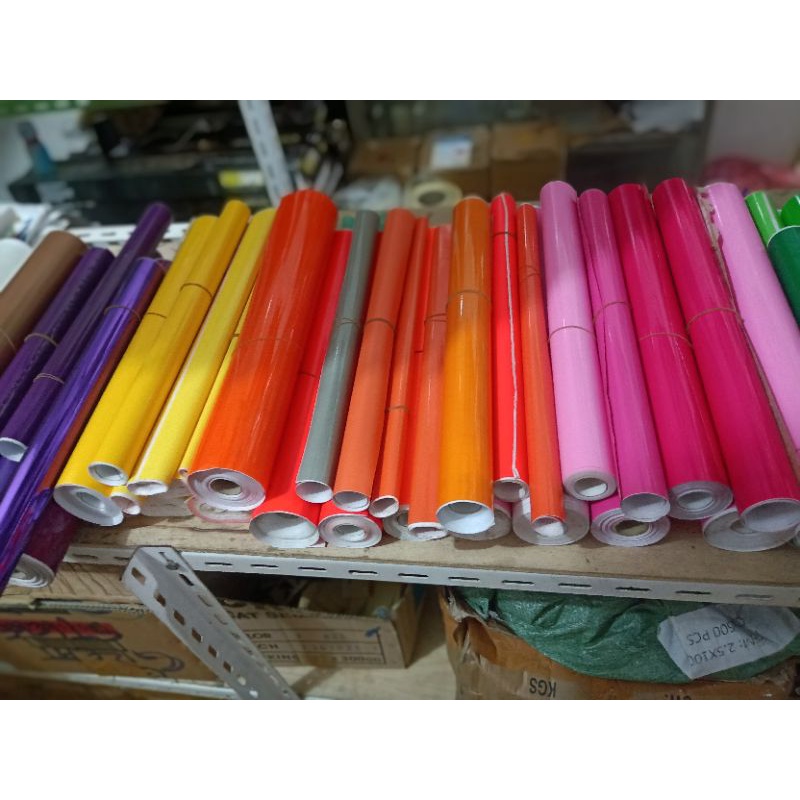 Jual Stiker warna polos per meter | Shopee Indonesia