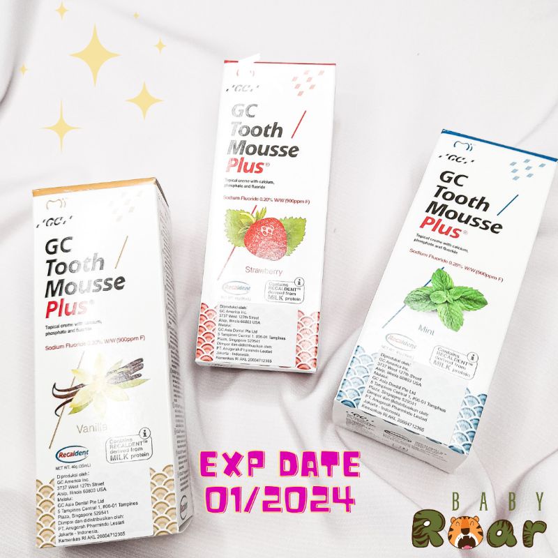 Jual GC Tooth Mousse Plus 1 Tube Original Pelindung Gigi Berlubang ...