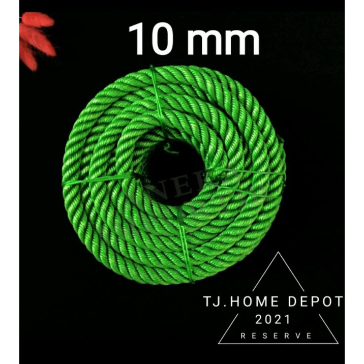 Jual Tali Tambang Nylon Plastik 10mm Panjang 15 Meter Kiloan | Shopee ...