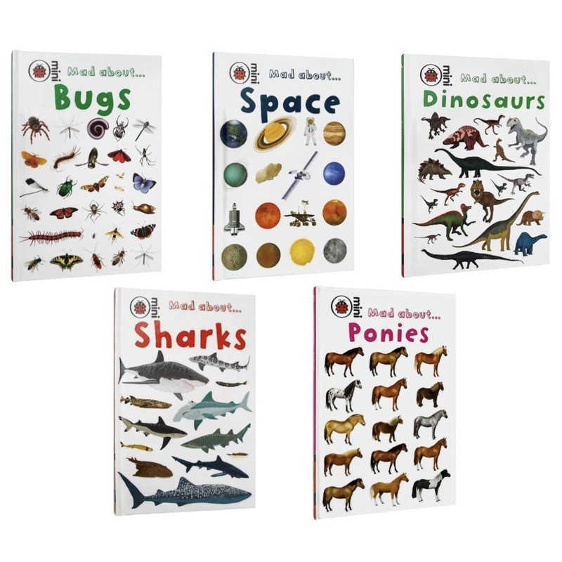 Jual Ladybird Mini Series Mad About ... BUGS/SPACE/DINOSAURS/SHARKS ...