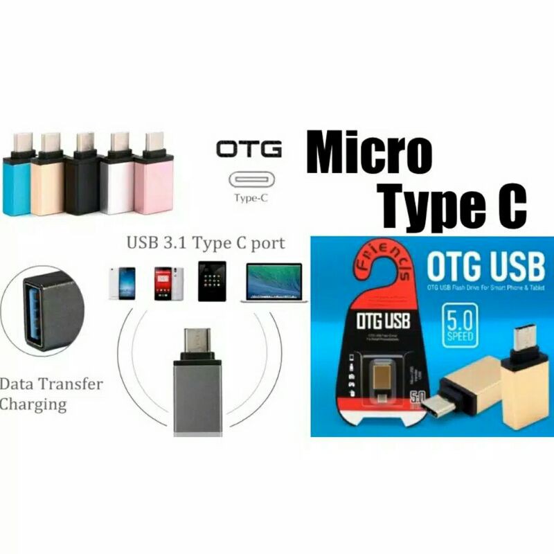 Jual OTG USB MICRO / OTG USB TYPE C / OTG USB NON KABEL - MURAH ...