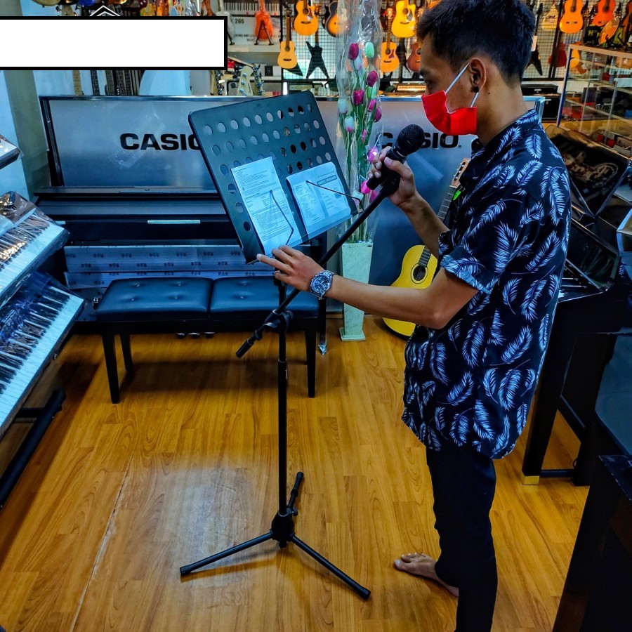 Jual Stand book Besi Besar Tiang Mic Panjang Boom Lantai ORIGINAL ...