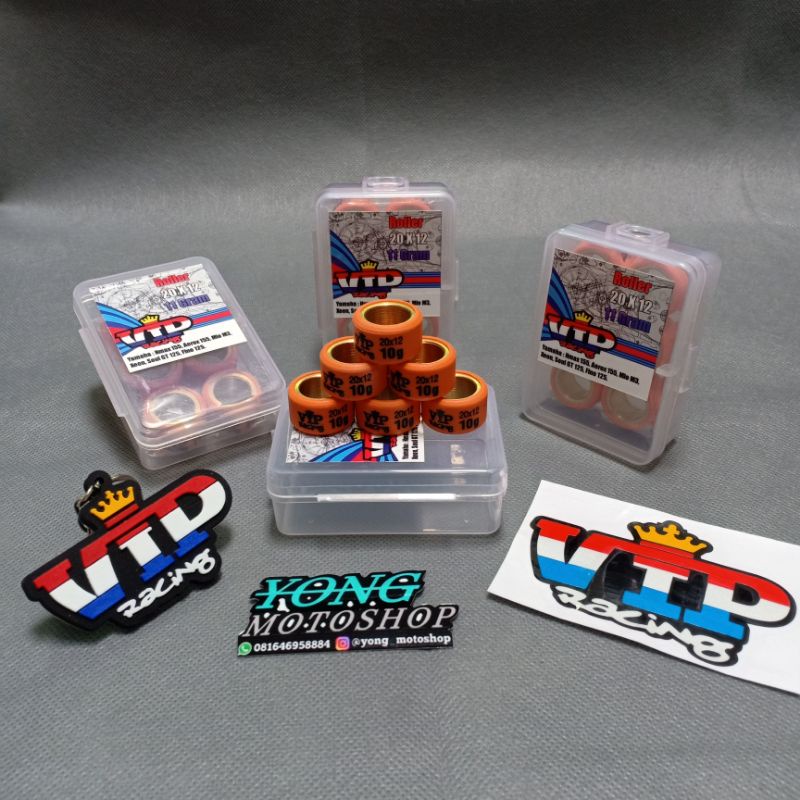 Jual Roller VIP Racing Yamaha Nmax Aerox 155 ukuran 10gram & 11gram ...