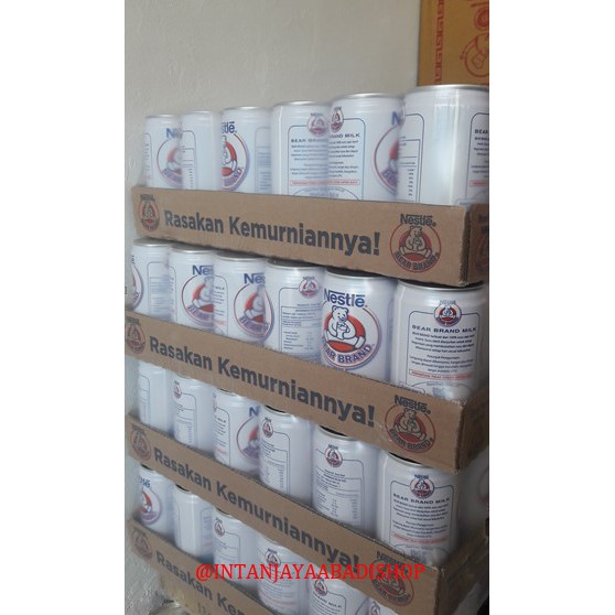 Jual PER DUS Bear Brand Kaleng 189 ml / Susu Steril / Susu Beruang ...
