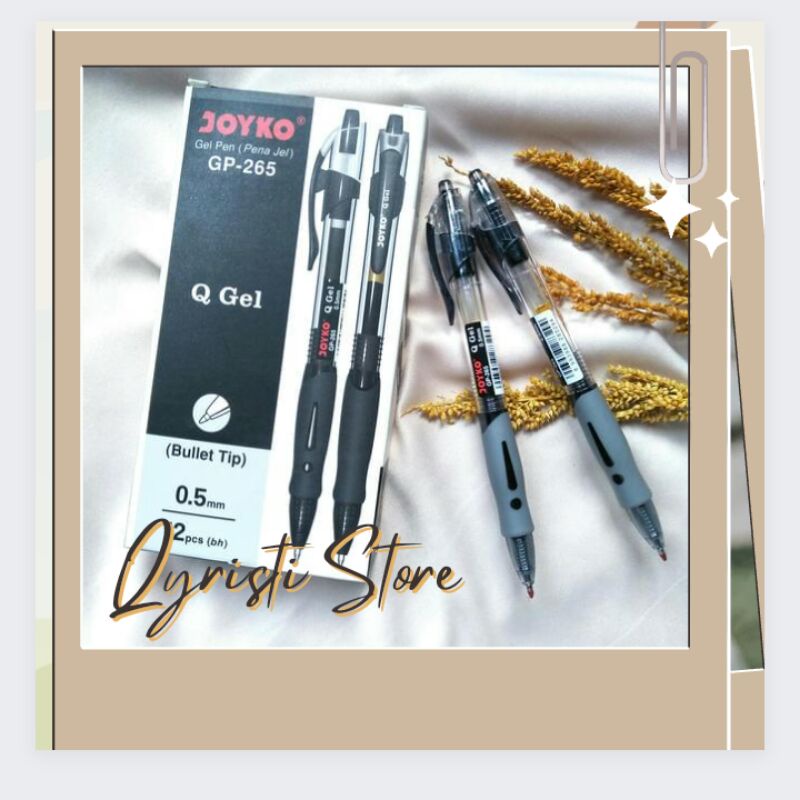 Jual JOYKO - GEL PEN GP-265 /PENA HITAM /PULPEN /ALAT TULIS | Shopee Indonesia