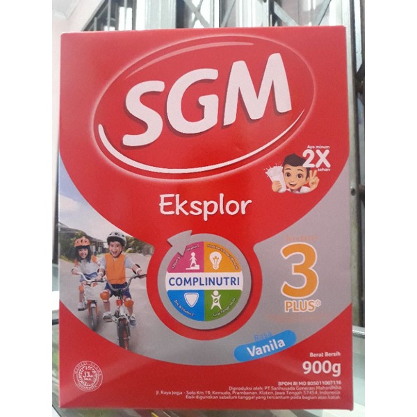Jual SGM 3 PLUS 900 gr (VANILA) | Shopee Indonesia