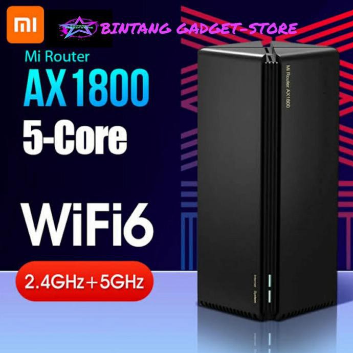 Jual Xiaomi Router Ax1800 Wifi 6 Gigabit 2.4G 5Ghz 5Core Dual Band ...