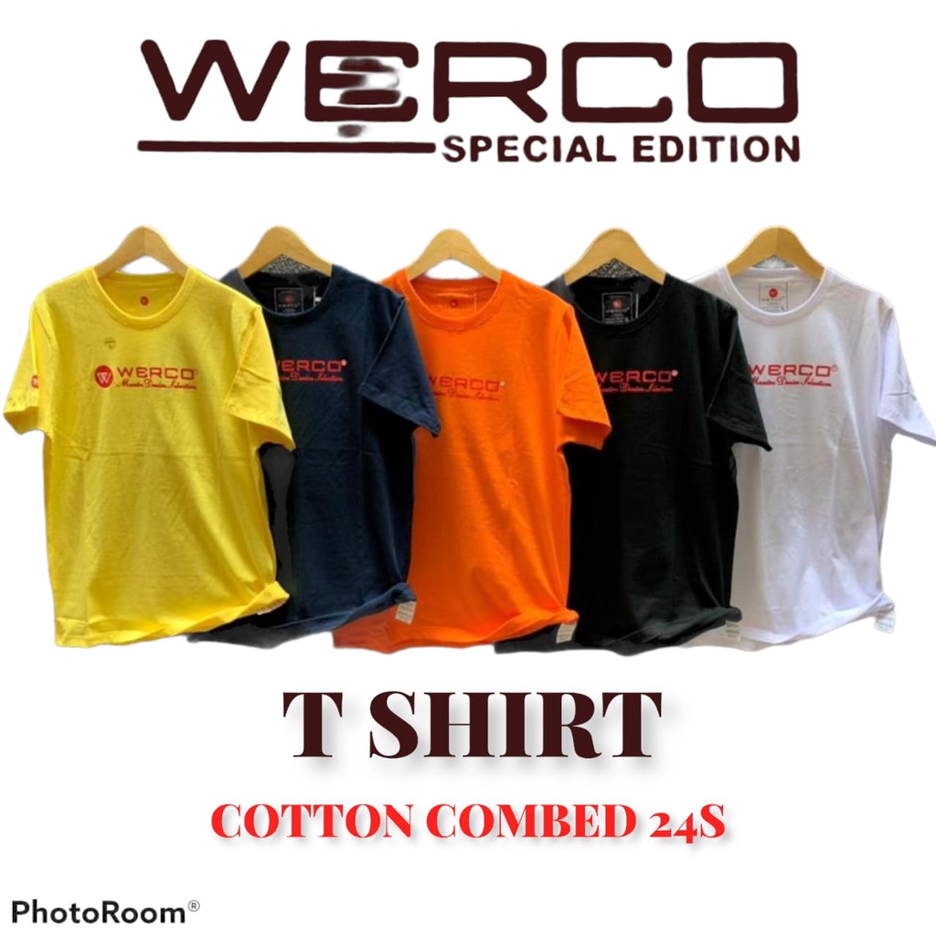 Jual Kaos Oblong Pendek Werco Premium Quality---Kaos Werco List ...