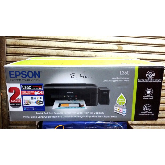 Jual PRINTER EPSON L 360 ( PRINT , SCAN , COPY ) | Shopee Indonesia
