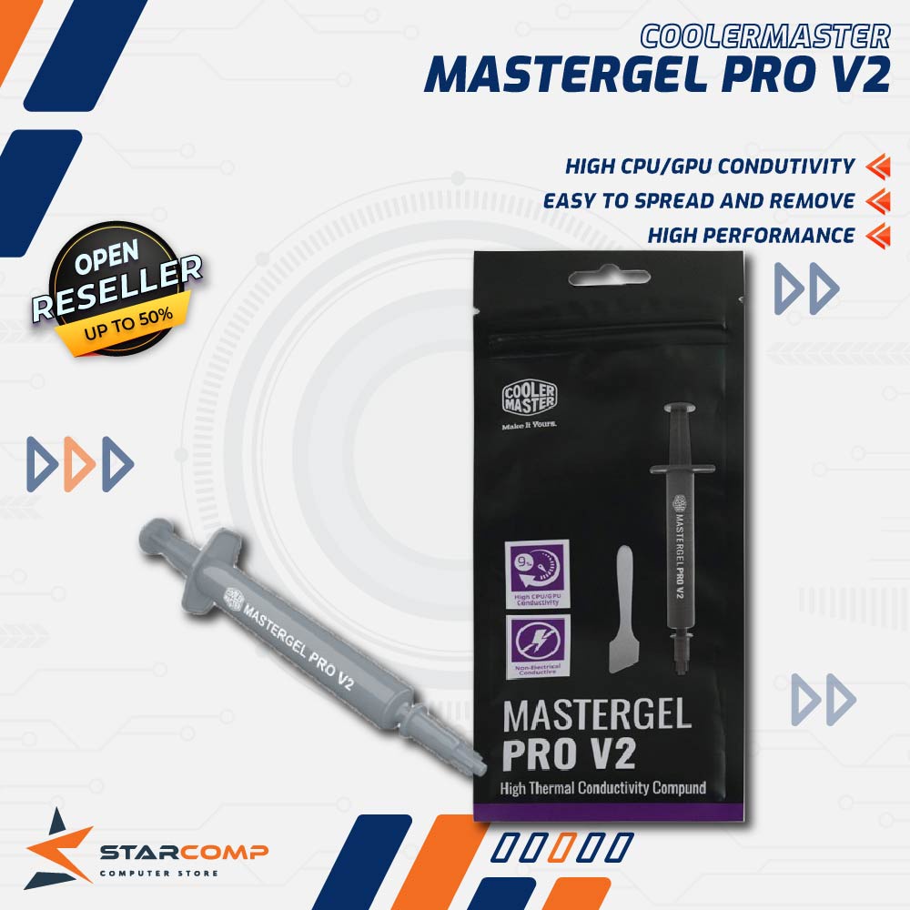 Jual Cooler Master Mastergel PRO V2 Thermal Paste Pasta Processor ...