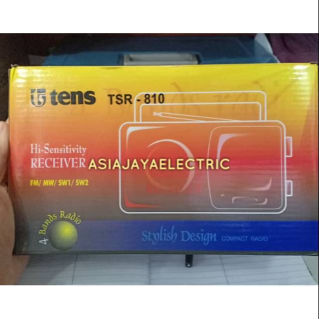 Jual RADIO TENS TSR-810 4 BAND AC DC AM FM SW MW ORIGINAL | Shopee ...