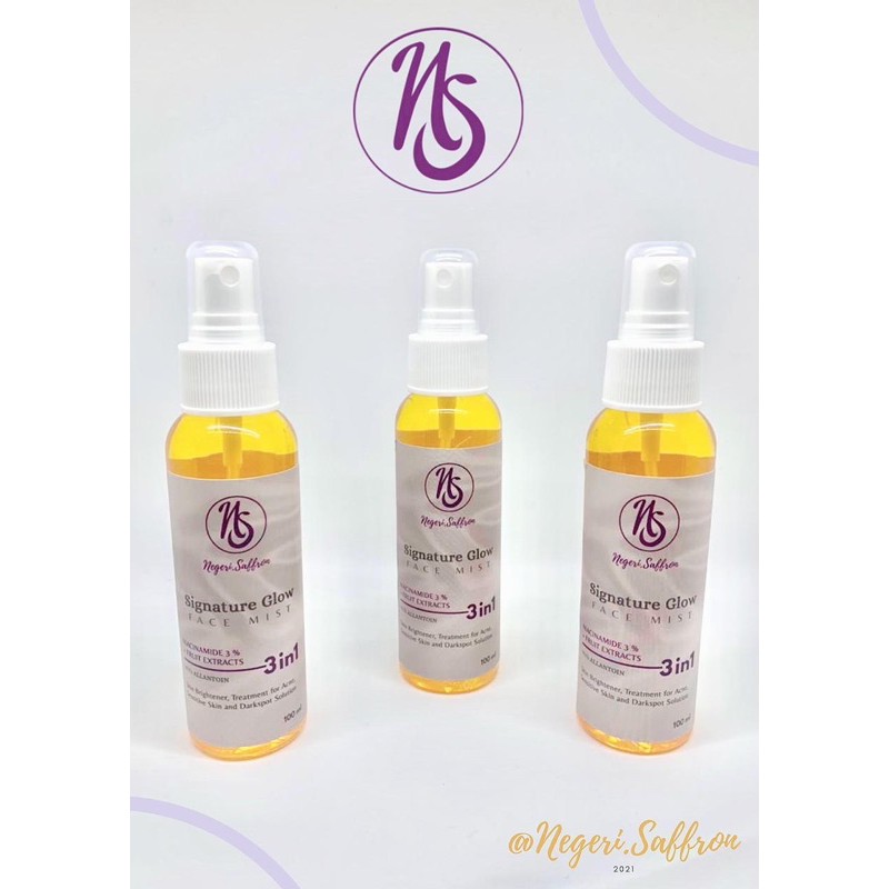 Jual SIGNATURE GLOW FACEMIST by Negeri Saffron | Shopee Indonesia