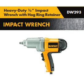 Jual DEWALT Heavy-Duty ½” Impact Wrench with Hog Ring Retainer - DW293 ...