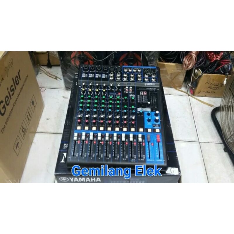Jual Mixer YAMAHA MG 12XU ( 12 Channel ) Original Garansi | Shopee ...