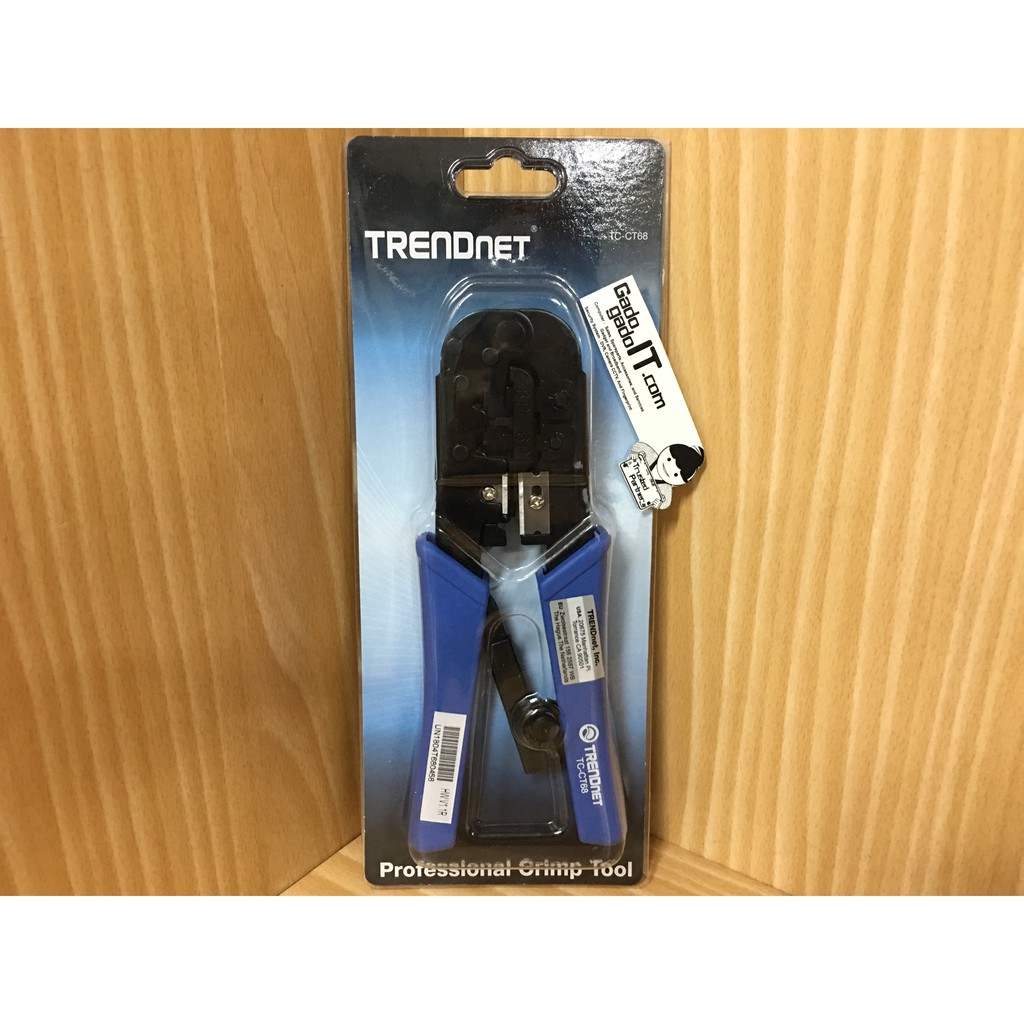 Jual TRENDnet TC CT68 Professional Crimping Tool RJ45 RJ11 Tang krimping Tools Cat5 2 in 1 Shopee Indonesia
