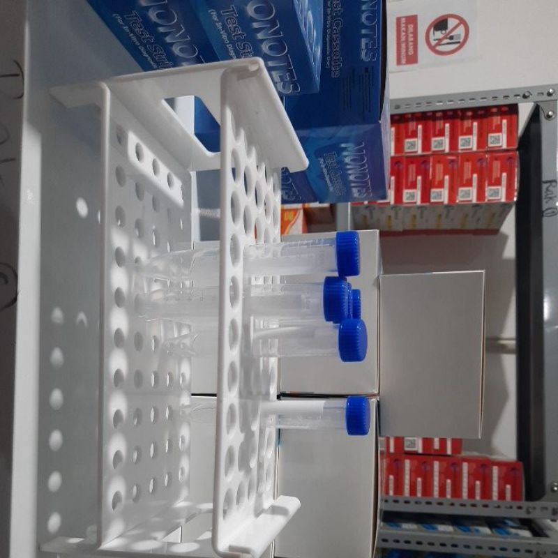Jual RAK TABUNG 50 LOBANG | RAK VTM | RAK CENTRIFUGE TUBE | DIAMETER 18 ...