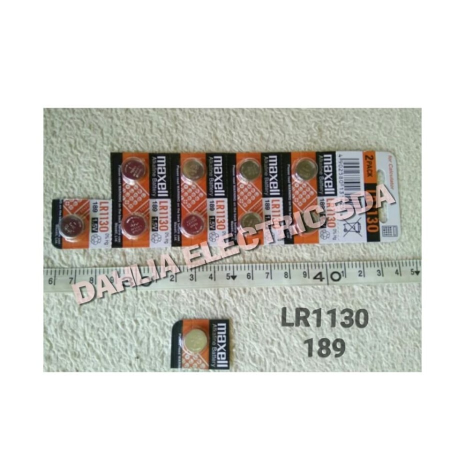 Jual BATERAI LR1130 MAXELL 189 | Shopee Indonesia