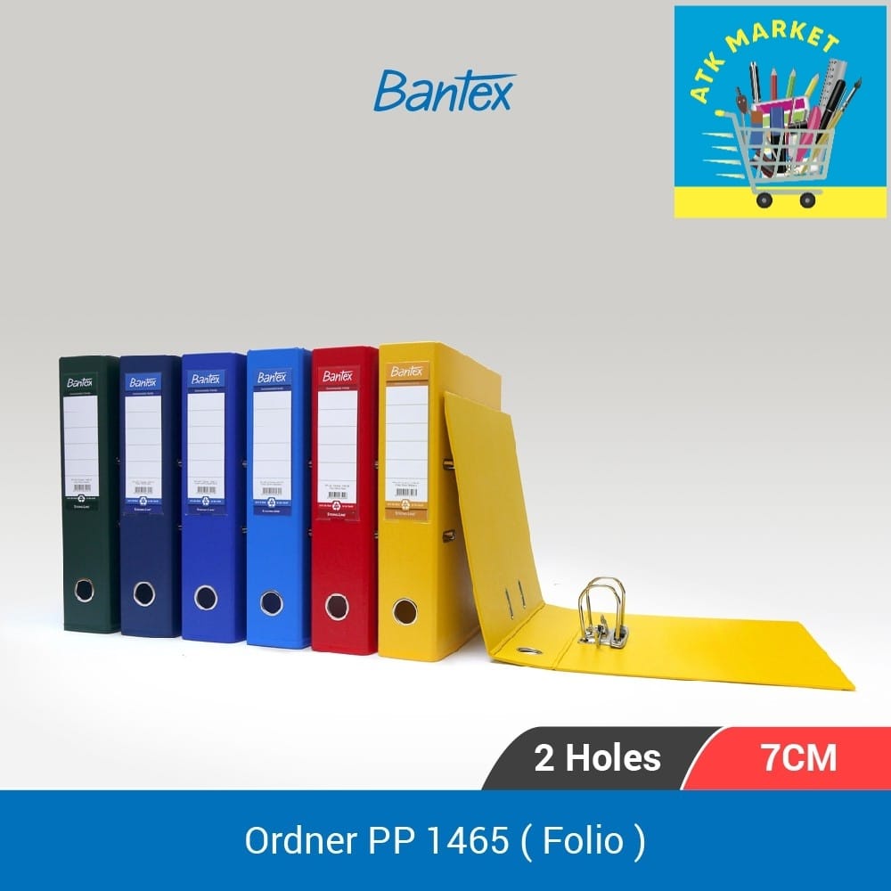 Jual Bantex File Ordner / Odner / Binder PP F4 7cm Modern colours #1465 ...