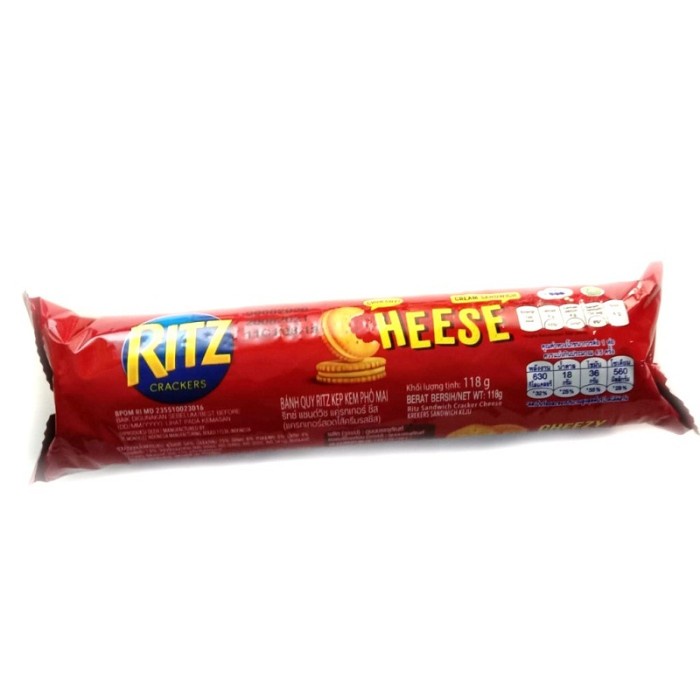 Jual Wafer-Biskuit- Kraft Ritz Cheese 118Gr -Biskuit-Wafer. | Shopee ...