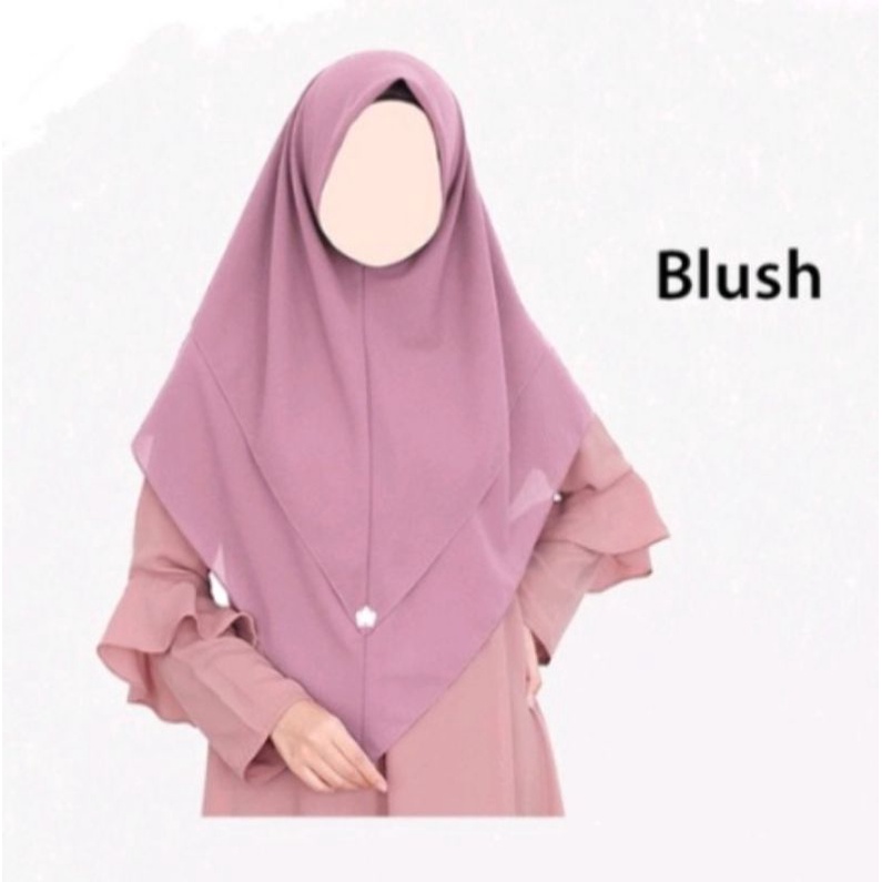 Jual [NEW] KAYLA KHIMAR BLUSH BY HIJAB PRINCESS HIJABPRINCESS | Shopee ...