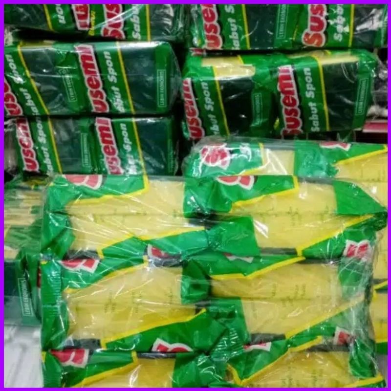 Jual SPON CUCI PIRING SUSEMI 12 PCS / SPON MURAH | Shopee Indonesia