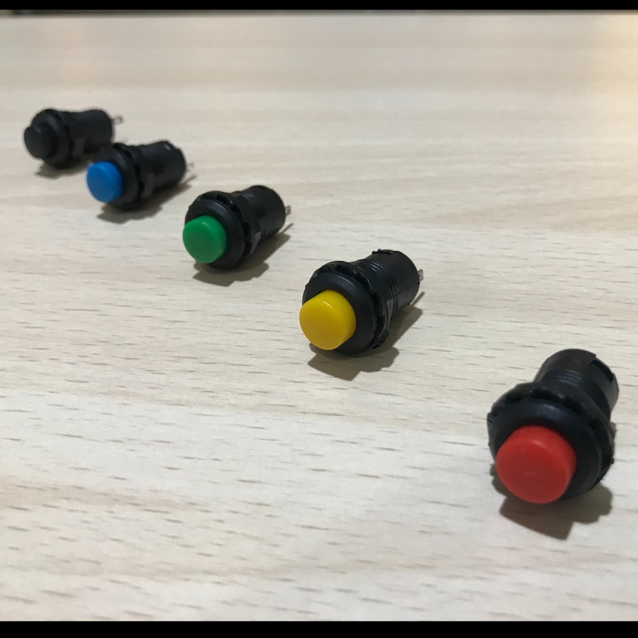 Jual SWITCH PUSH BUTTON SAKLAR ON 2 PIN BULAT 3A 125V 1.5A 250V DS-427 ...