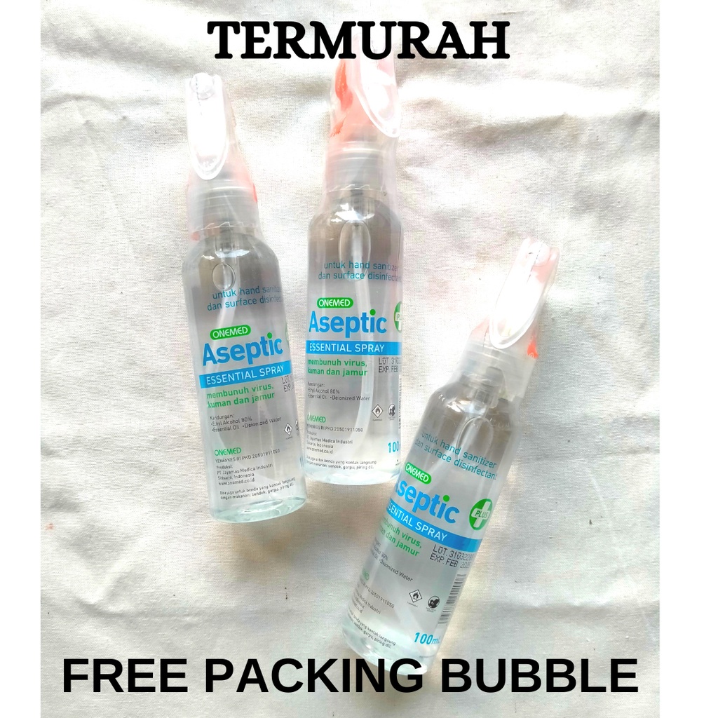 Jual Aseptic Plus Essential 100 ml Spray Onemed Original | Shopee Indonesia