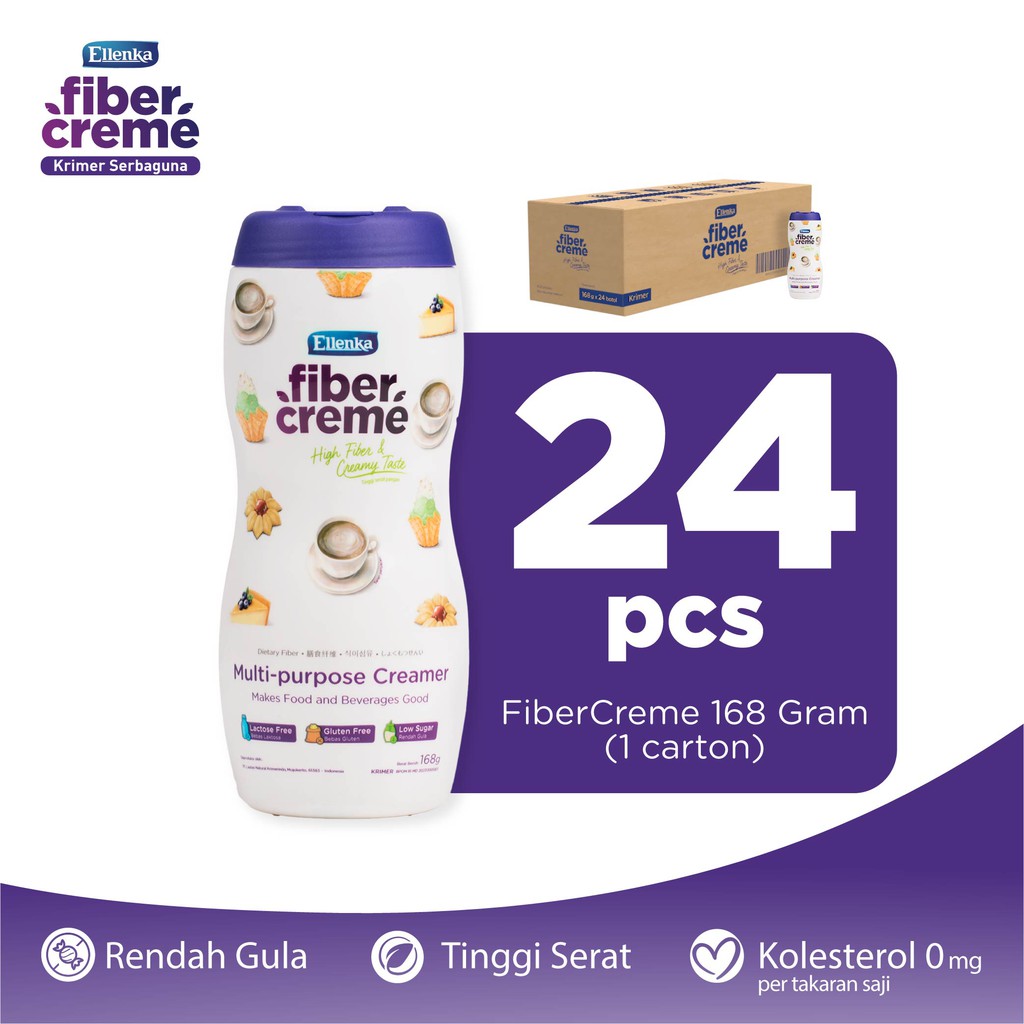 Jual FiberCreme Jar 168 gr - 24 Pcs (1 Carton) | Shopee Indonesia