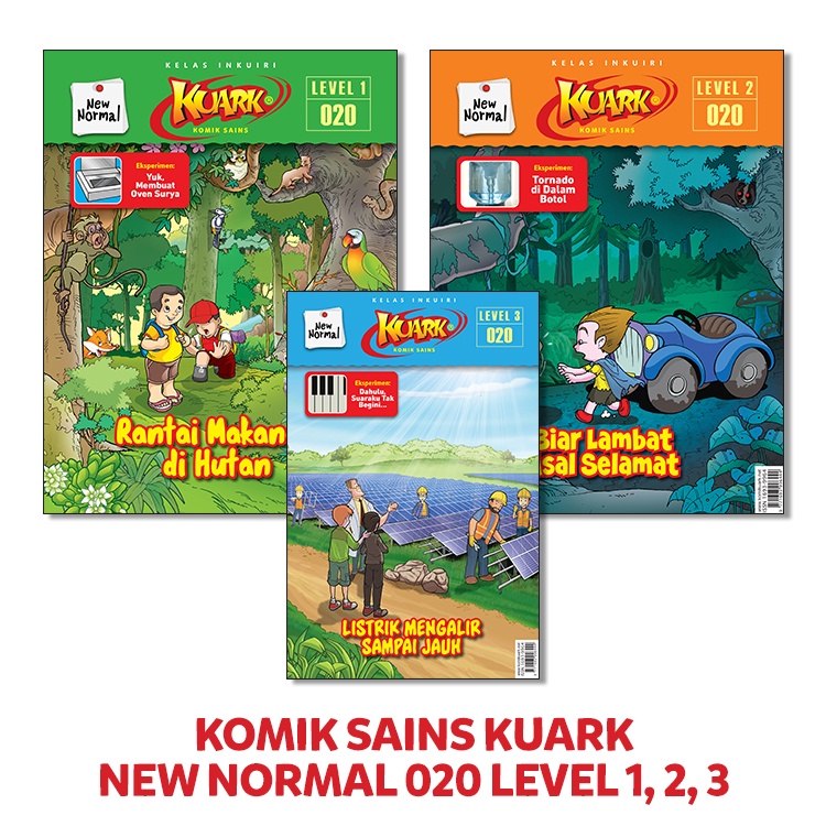 Jual Paket KUARK Tahun XVIII Edisi 20 Level 1, 2, 3 MATERI OSK 2022 | Shopee Indonesia