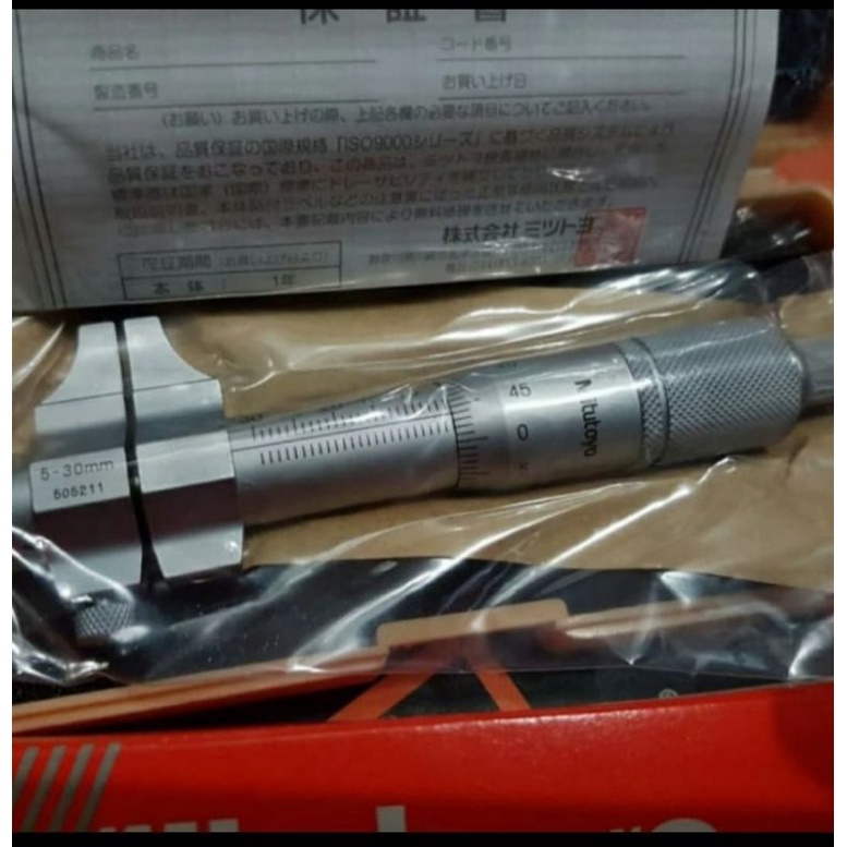 Jual MITUTOYO 145-188 calipper jaw inside micrometer 75-100 mm | Shopee ...