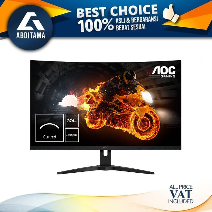 Jual Monitor LED Gaming AOC C24G1 24" 1920x1080 144Hz 1ms VGA HDMI DP ...