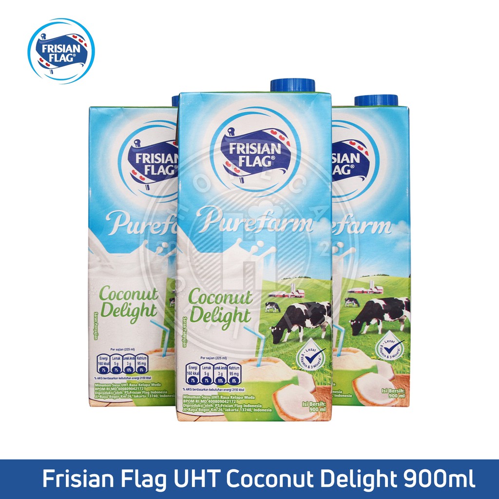 Jual UHT FRISIAN FLAG MILK PUREFARM COCONUT DELIGHT 1L / SUSU UHT FRISIANFLAG 1 LITER | Shopee ...