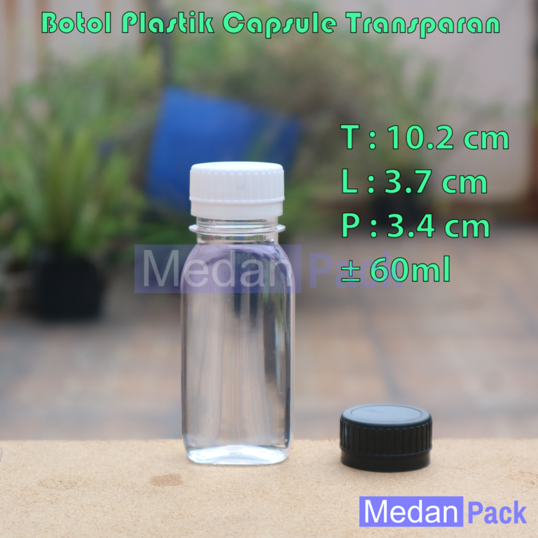 Jual Botol Plastik Kapsul 60 ml | Shopee Indonesia