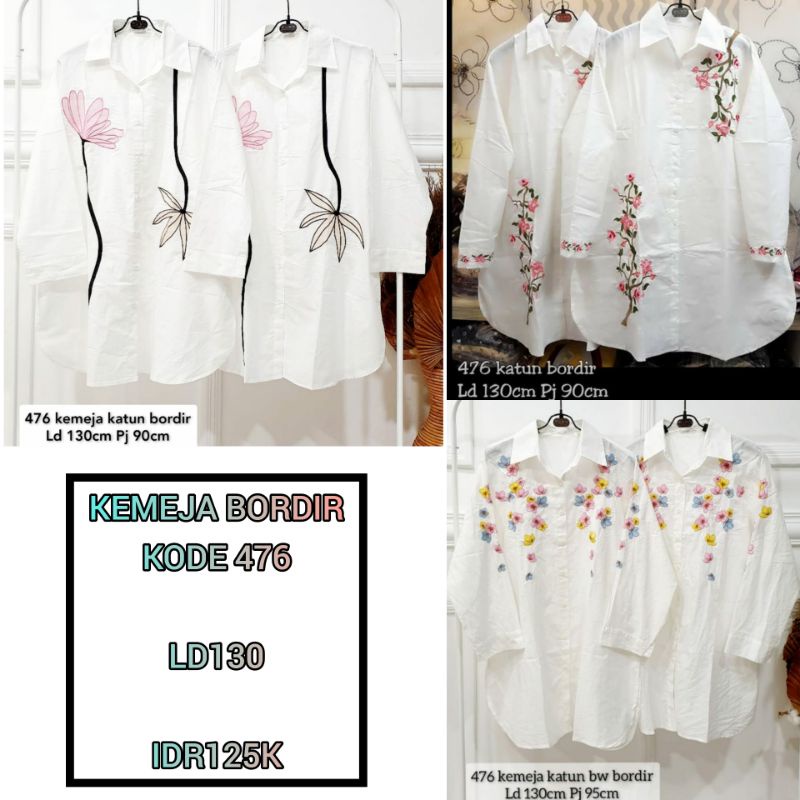 Jual 476 KEMEJA BORDIR LD.130 CAMPURAN | Shopee Indonesia