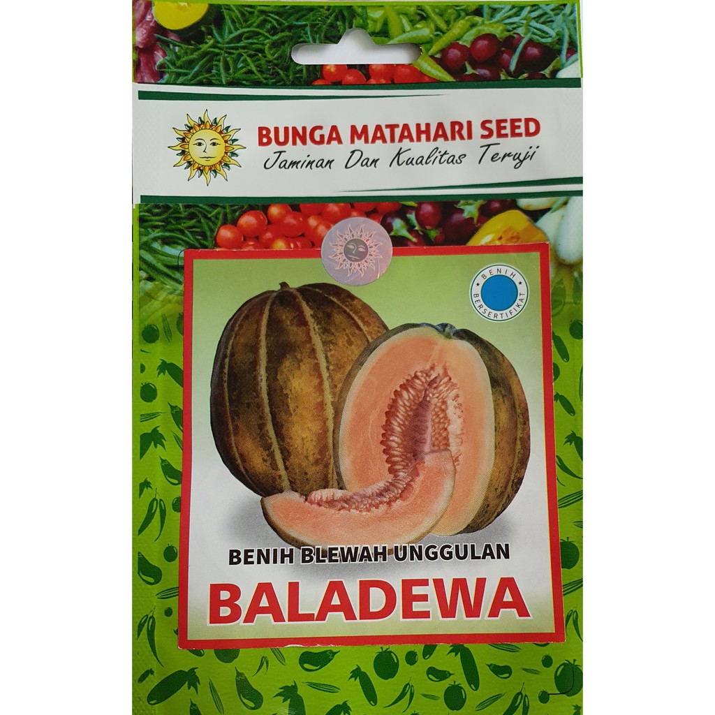 Jual Benih Blewah Baladewa (Cap Bunga Matahari) 100 butir (kemasan ...