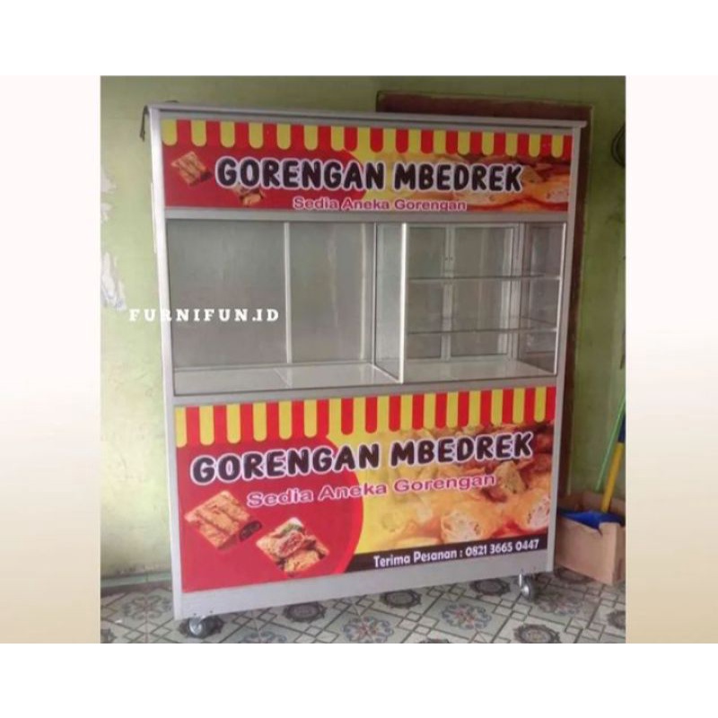 Jual Gerobak jus / booth jualan / gerobak geprek | Shopee Indonesia