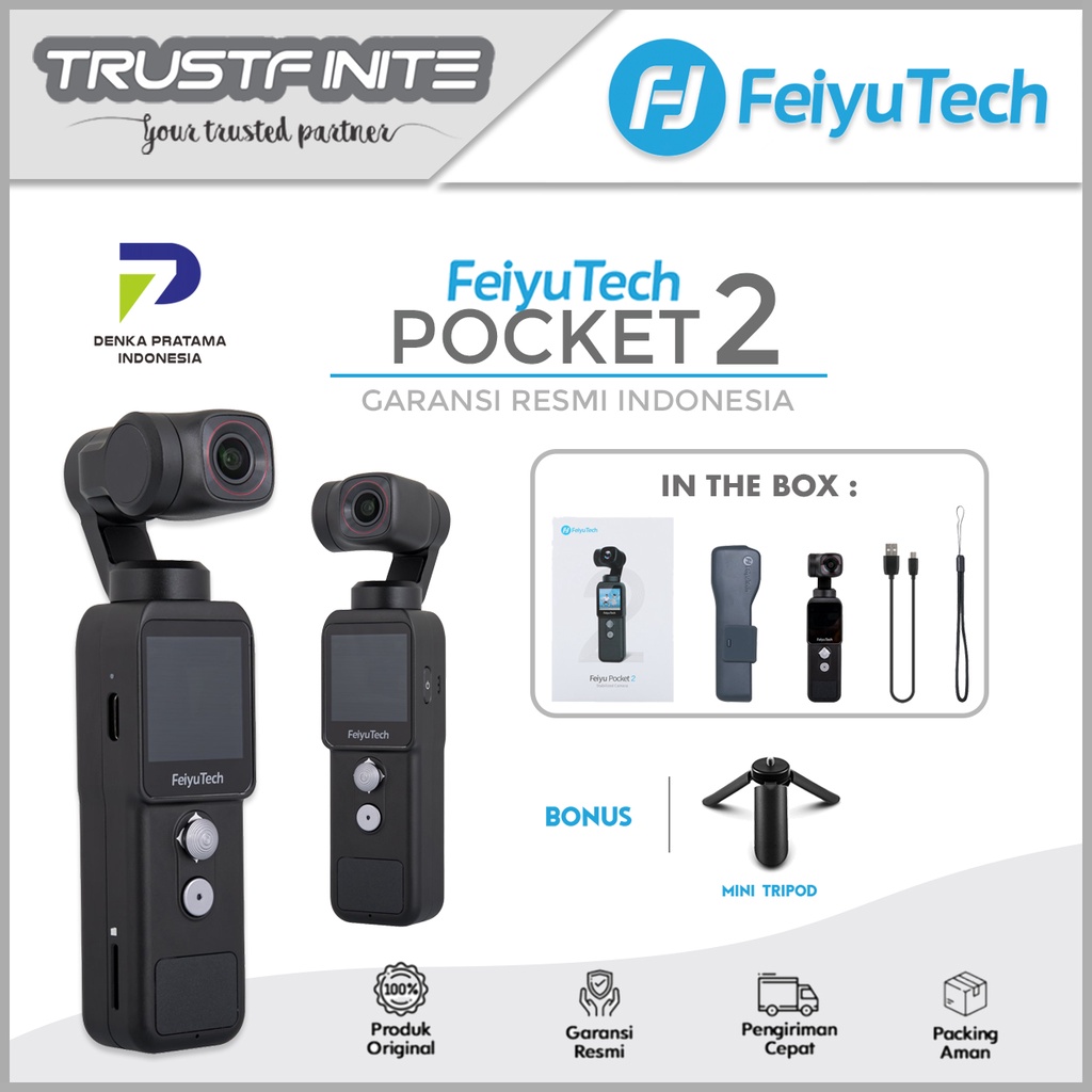 Jual Feiyu Tech Pocket 2 Stabilizer Gimbal Pocket 4K - Garansi Resmi ...