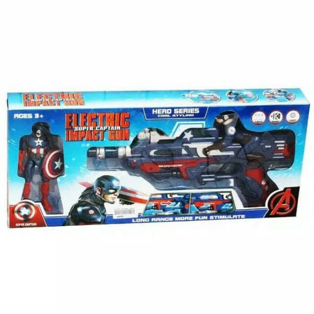 Jual Electric Gun Captain America | Shopee Indonesia